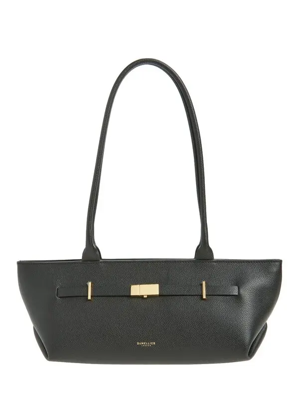 DEMELLIER New York Leather Shoulder Bag - Black