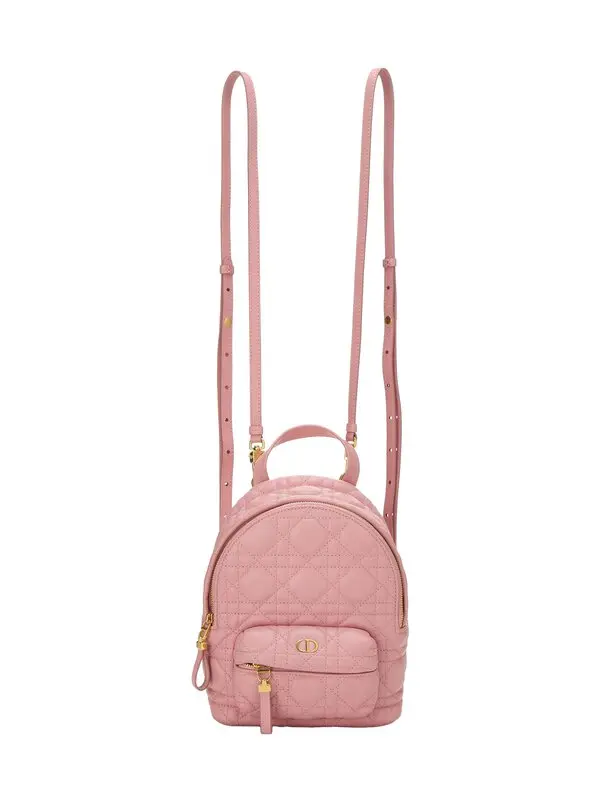 Dior Cannage Lambskin Backpack - Pink