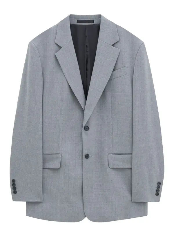 Filippa K Davina Wool Blend Blazer - Grey