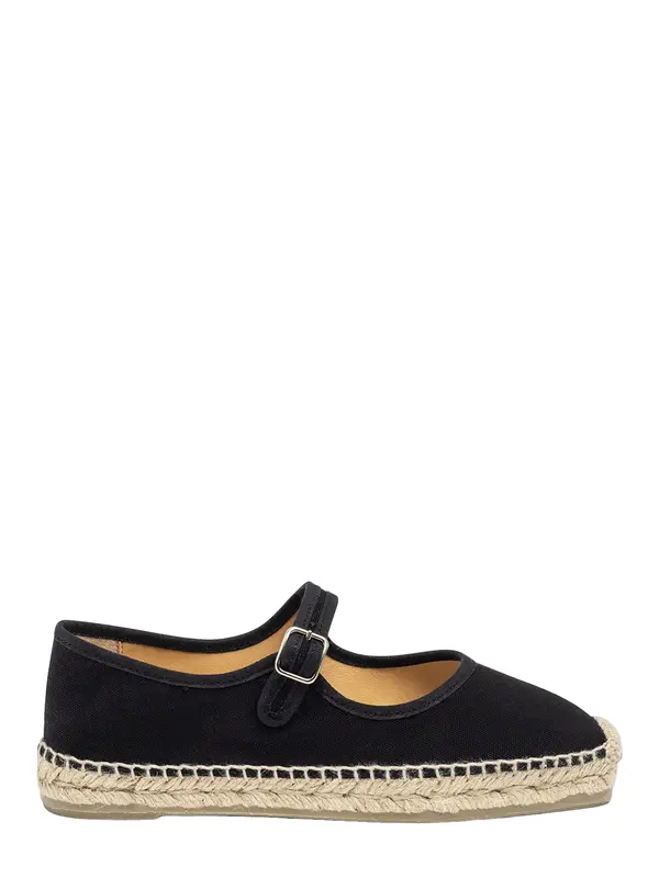 CastaÑer Padua Canvas Mary Jane Espadrilles - Negro