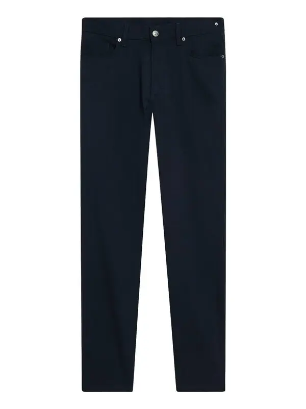 Zegna Wool Five-pocket Pants - Nvy Sld