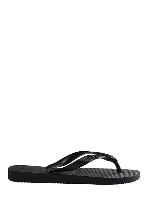 Havaianas Logo-embossed Rubber Flip-flops - Black