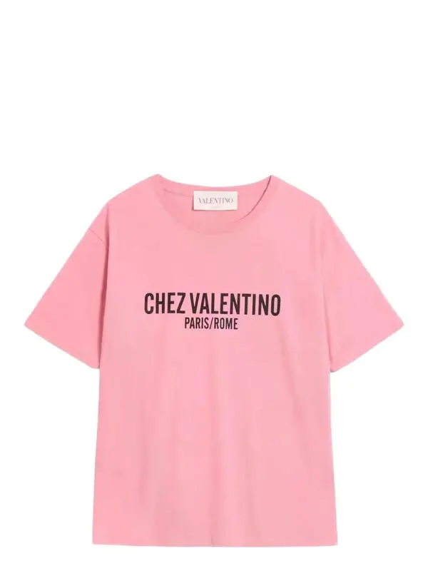 Valentino Garavani Chez Print T-shirt - Pink