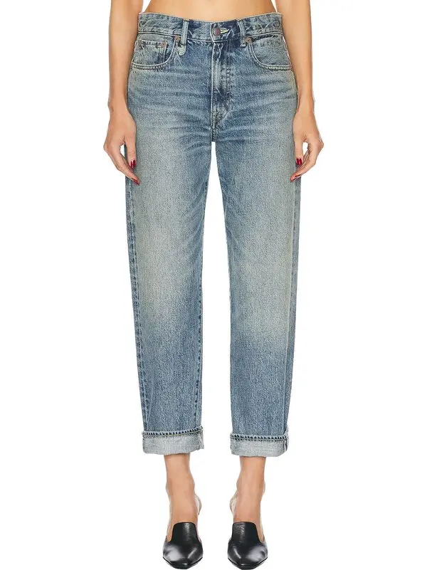 R13 Boyfriend Leg - Lena Blue