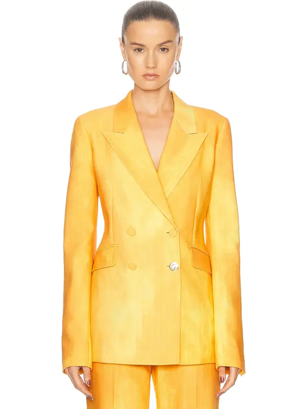 Gabriela Hearst Angela Blazer - Cadmium Yellow