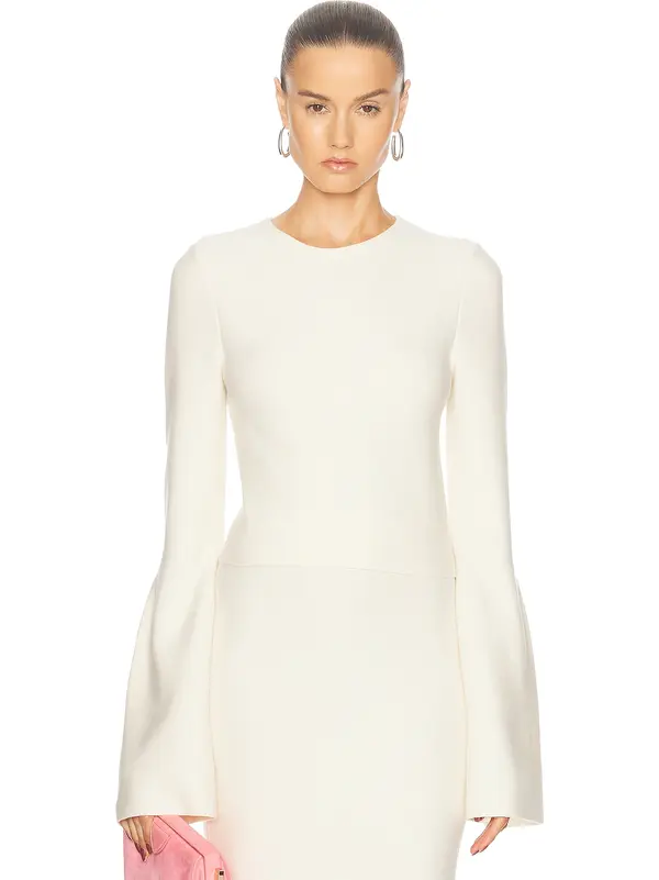 Gabriela Hearst Talos Top - Ivory