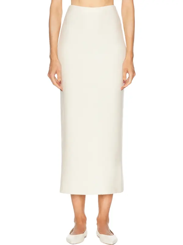 Gabriela Hearst Circe Knit Skirt - Ivory