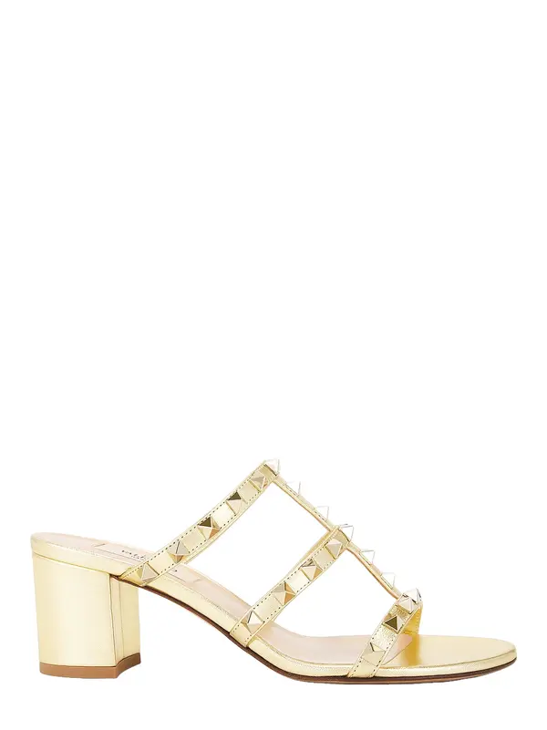 Valentino Garavani Rockstud Slide - Antique Brass