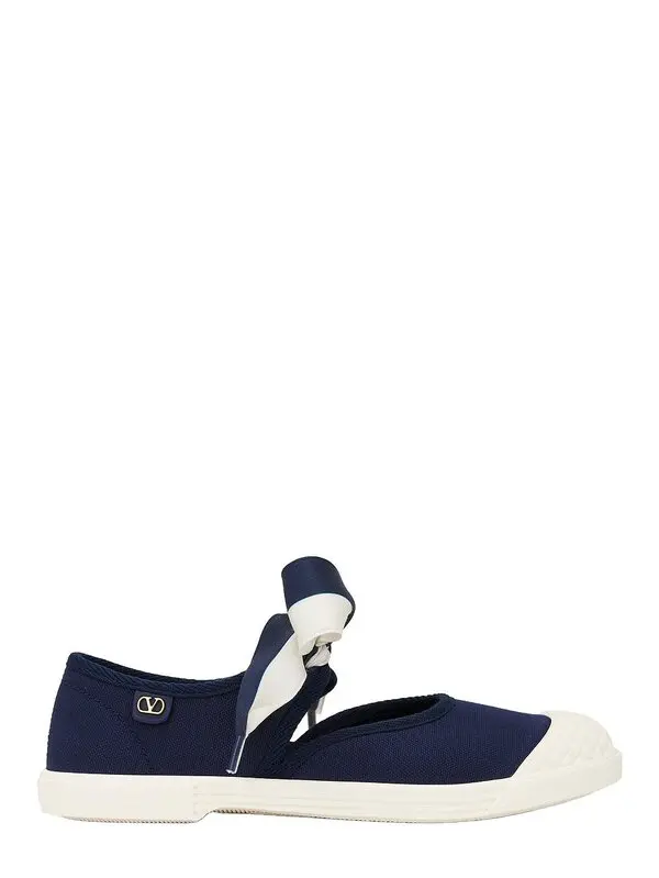 Valentino Garavani Bay Bay Sneaker - Bright Indigo & Ivory