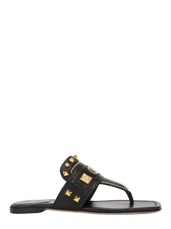 Valentino Garavani Plaster Caster Thong Sandals - Nero