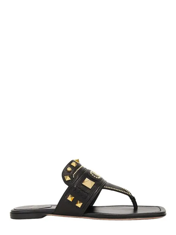Valentino Garavani Plaster Caster Thong Sandals - Nero