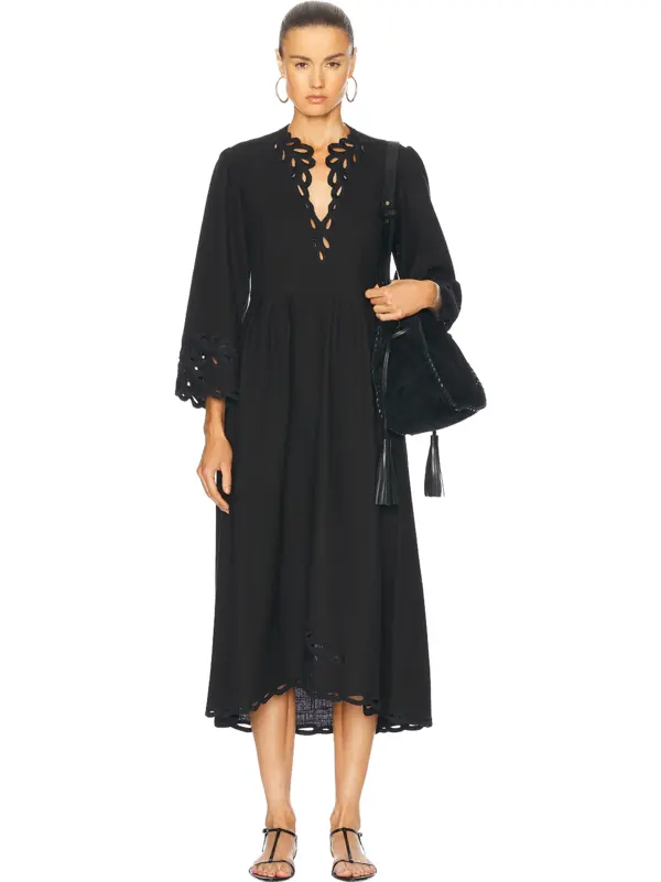 Isabel Marant Tianny Dress - Faded Black