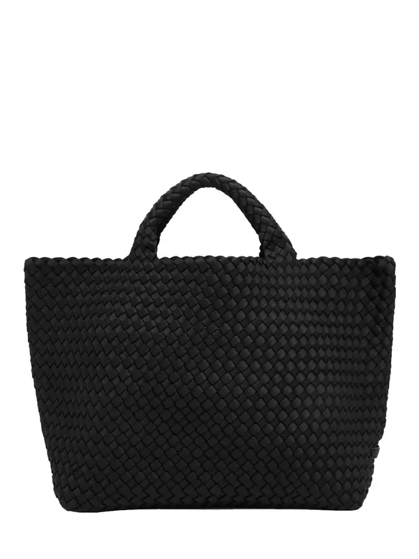 NAGHEDI St Barths Medium Woven Tote - Black