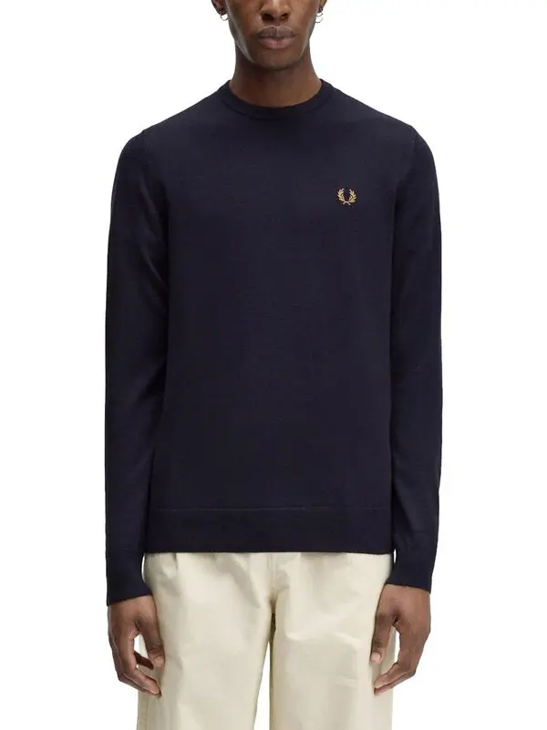 Fred Perry Logo Jersey - Blue