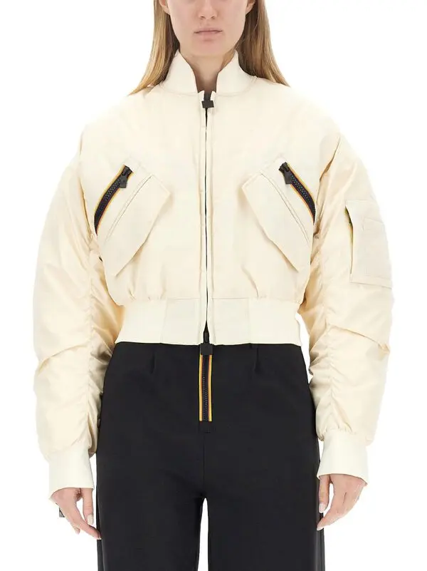 K-WAY Loncrop Jacket - Beige