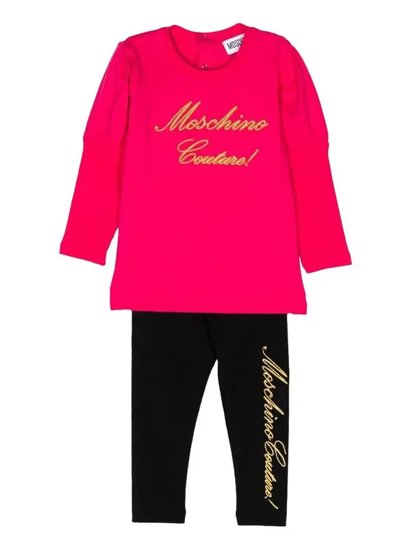 Moschino T-shirt And Leggings Set - Multicolour