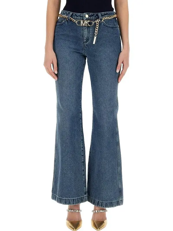 Michael Kors Flare Fit Jeans - Denim