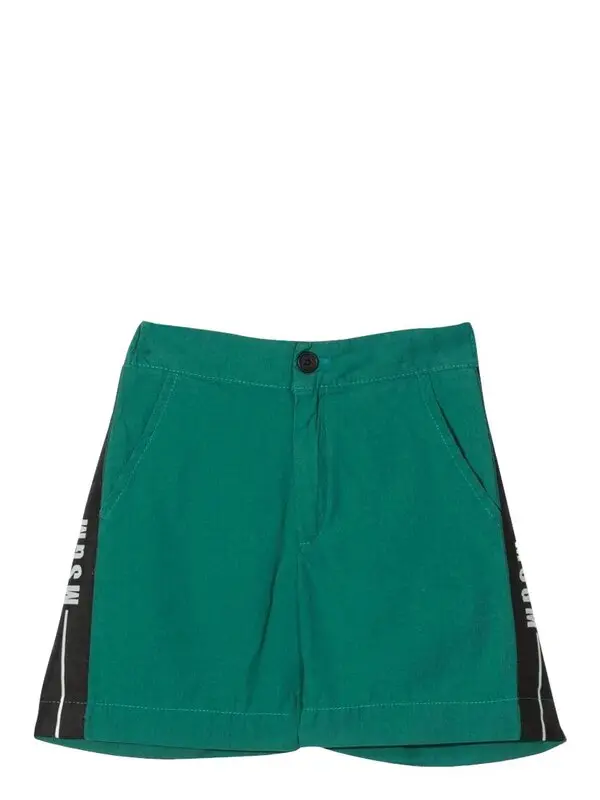 MSGM Cotton Bermuda - Green