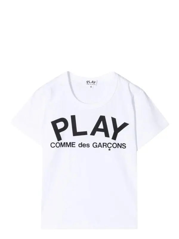 Play Comme Des Garcon Logo T-shirt - White