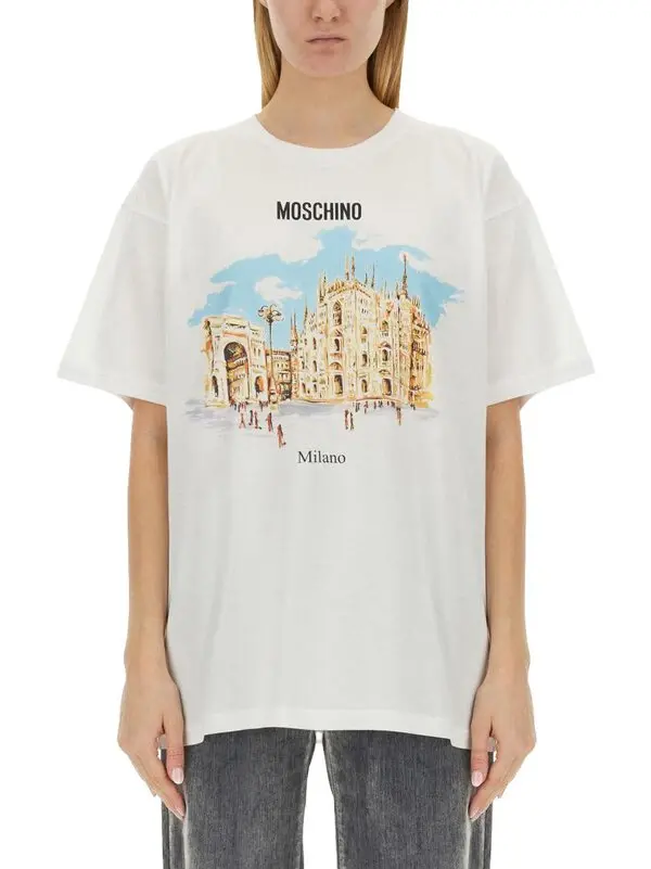 Moschino T-shirt With Logo - White