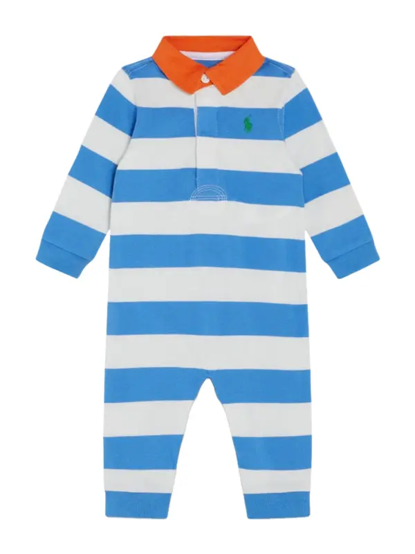 Polo Ralph Lauren Rugby Striped Coverall - Blue