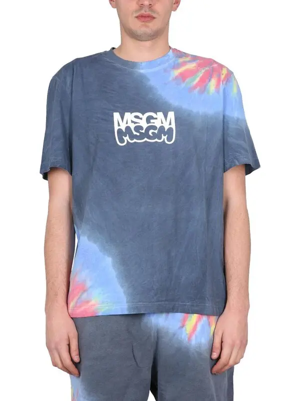 MSGM X Butter Studio T Shirt - Multicolour