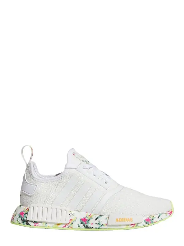 Adidas Nmd R1 Watercolor Sneakers - Cloud White/hazy Orange