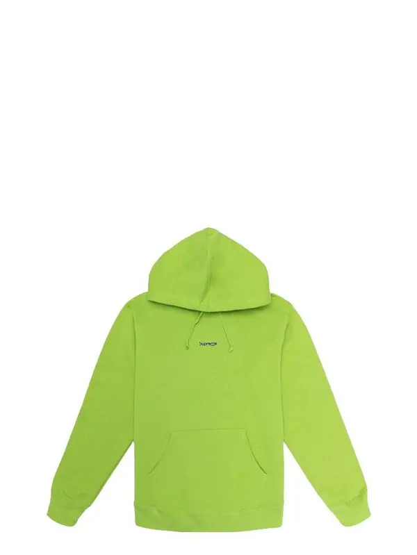 Supreme Digital Logo Hooded Sweatshirt - Lime