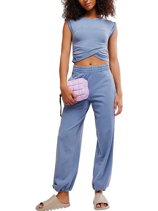 Free People Hot Shot Crossover Set - Blue Ash