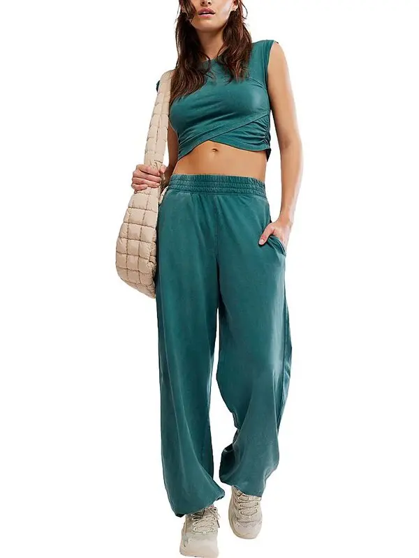 Free People Hot Shot Crossover Set - Evergreen