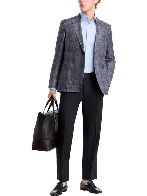 Peter Millar Dawson Regular-fit Plaid Jacket - Espresso