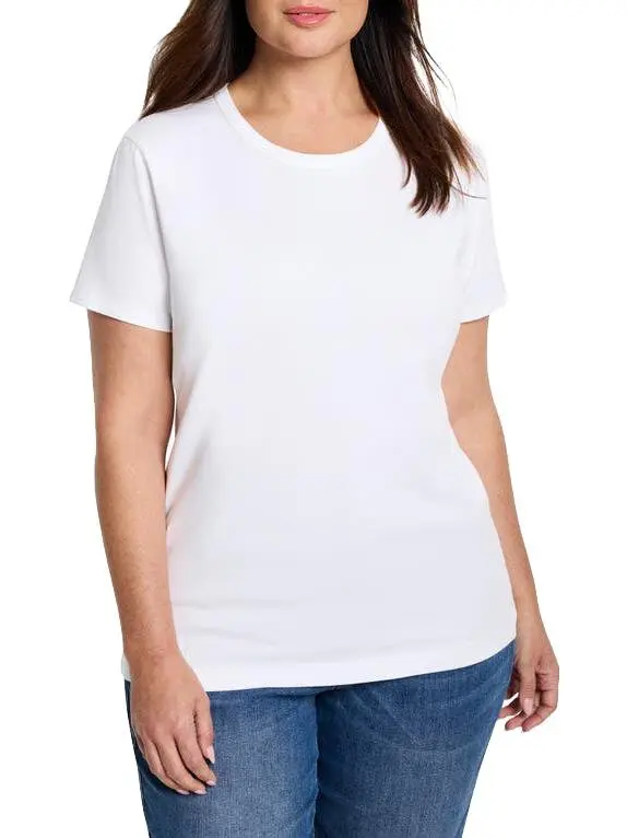 NIC+ZOE Crewneck T-shirt - Paper White