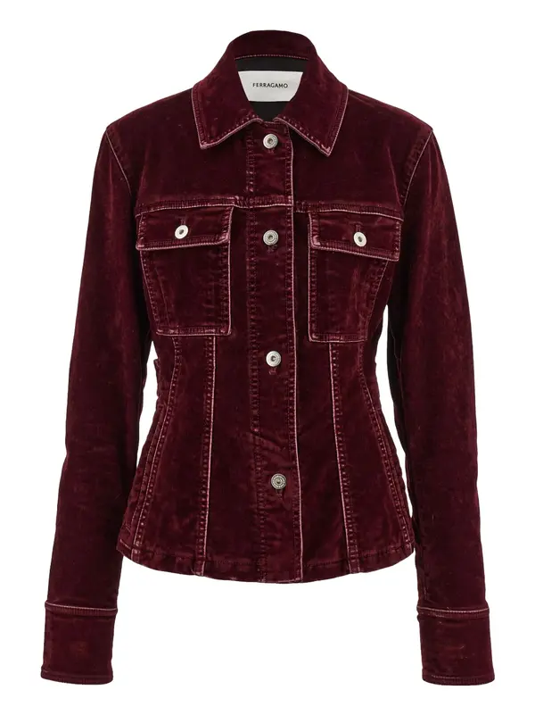 FERRAGAMO Trucker Jacket - Red