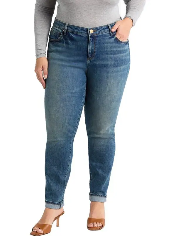 Kut From The Kloth Catherine Mid-rise Boyfriend Jeans - Giving