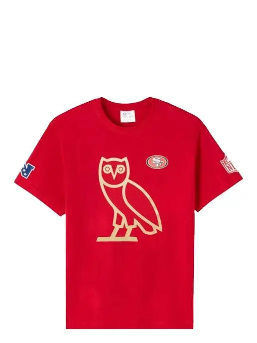 OVO X Nfl San Francisco 49ers Icon T-shirt - Red