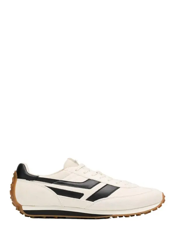 TOM FORD Mick Tech Fabric And Suede Sneakers - White/black