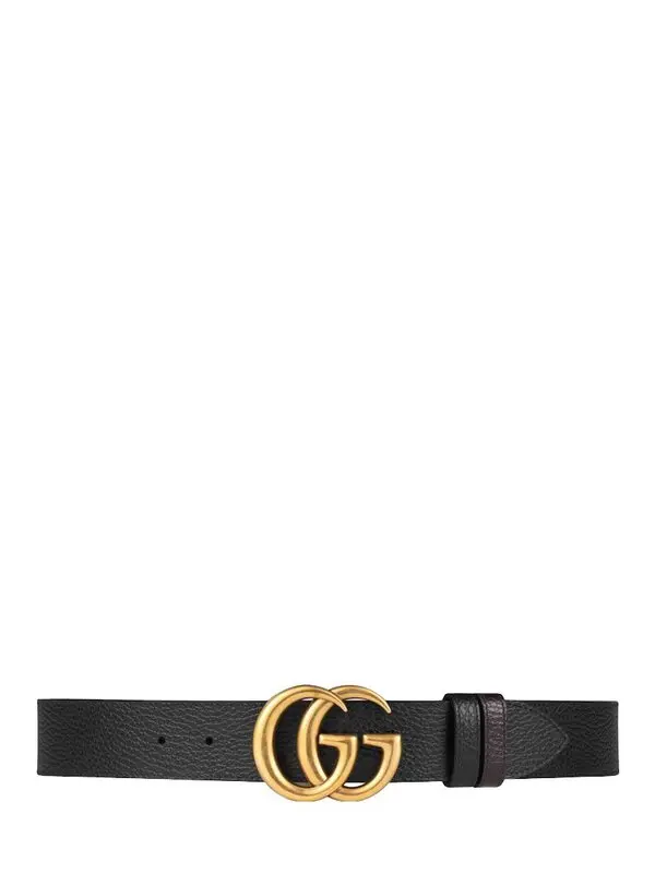 Gucci Nappa Ma 4cm Belt - Black/brown