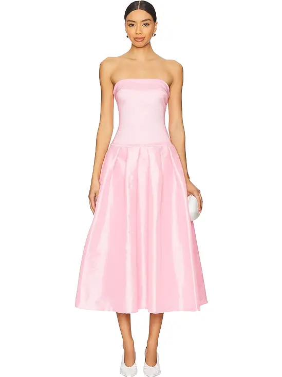 MORE TO COME Cambria Strapless Dress - Pink
