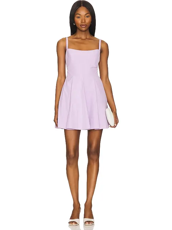 Amanda Uprichard Bellair Dress - Lavender