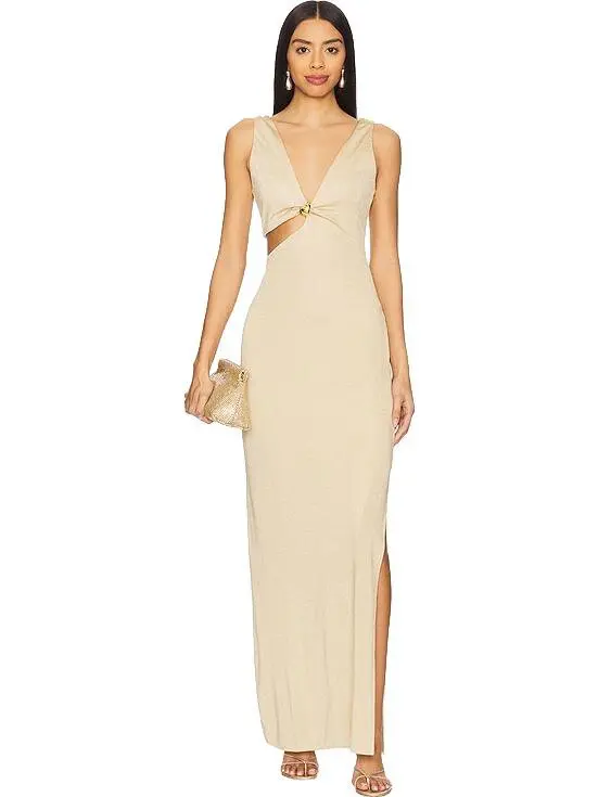 BAOBAB Brigitte Dress - Metallic Gold