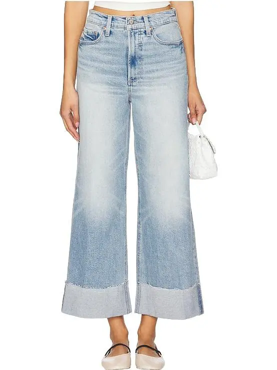 PISTOLA Lana Crop Wide Leg Jeans - Blue