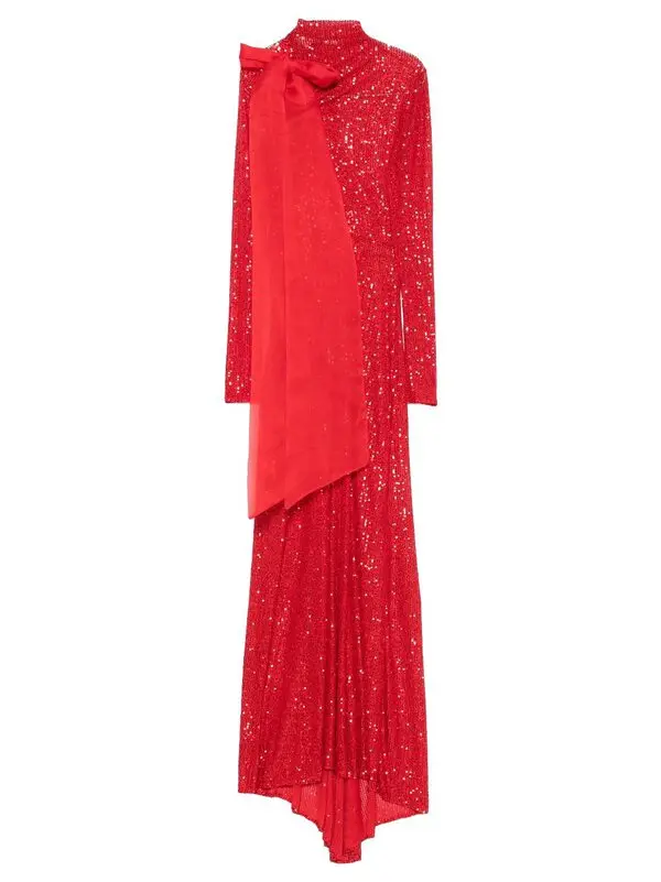 ATU BODY COUTURE Sequined Gown - Red