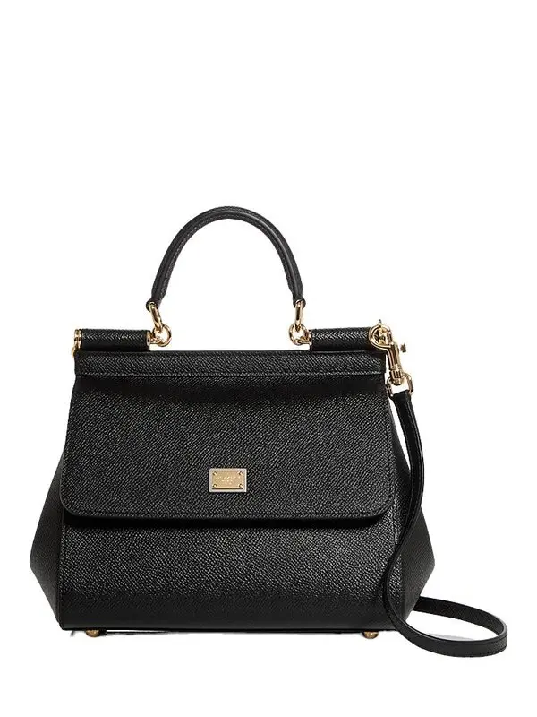 Dolce & Gabbana Medium Sicily Handbag - Black