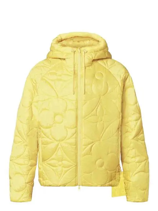 LOUIS VUITTON Lvse Flower Quilted Hoodie Jacket - Yellow