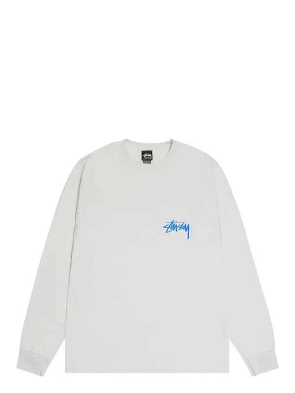 StÜssy Beat Crazy Long-sleeve Tee 'fog - Grey