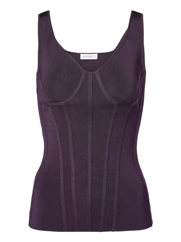 Nina Ricci Corset Top - Purple