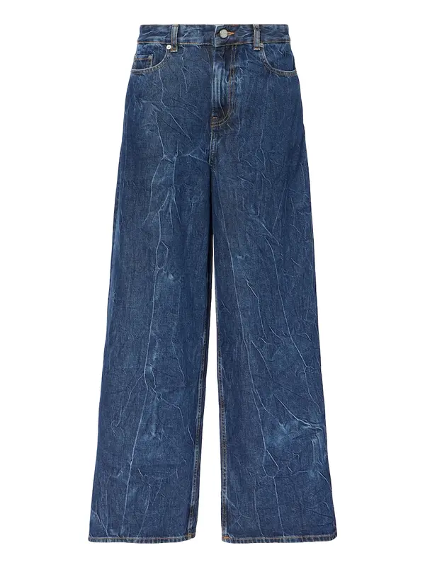 GANNI Marri Wide-leg Jeans - Blue