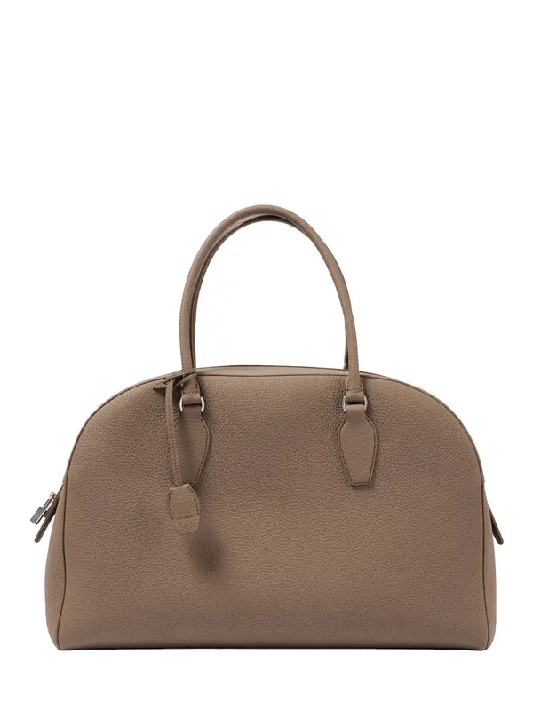 THE ROW India 15.75 Leather Tote Bag - Brown