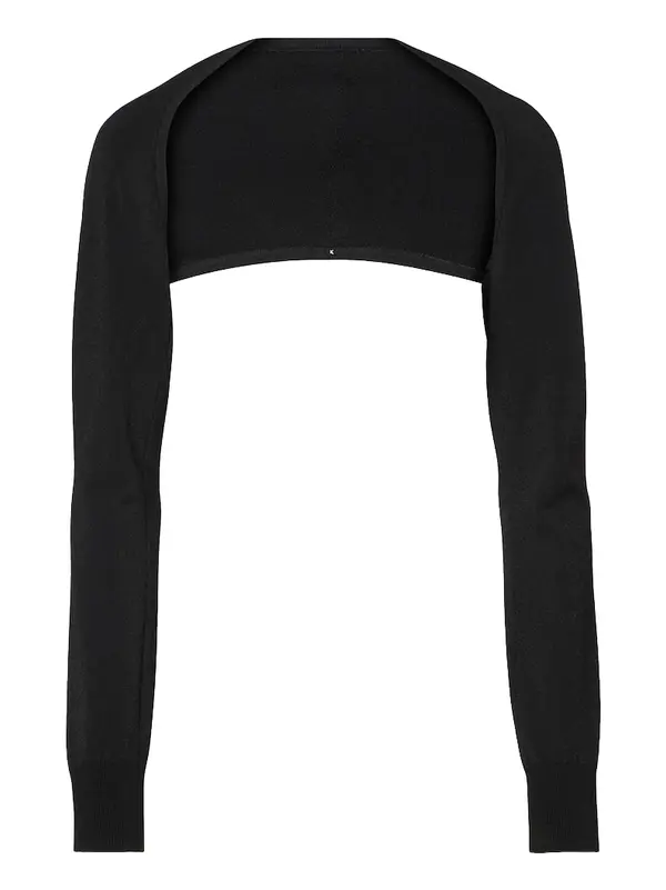 Alaïa Knitted Shrug - Black