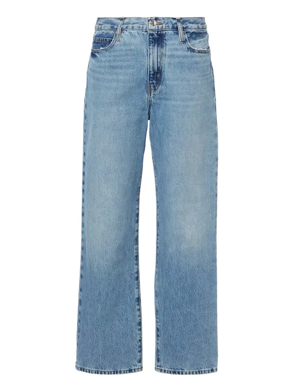 FRAME Le Jane Cropped Straight Jeans - Blue